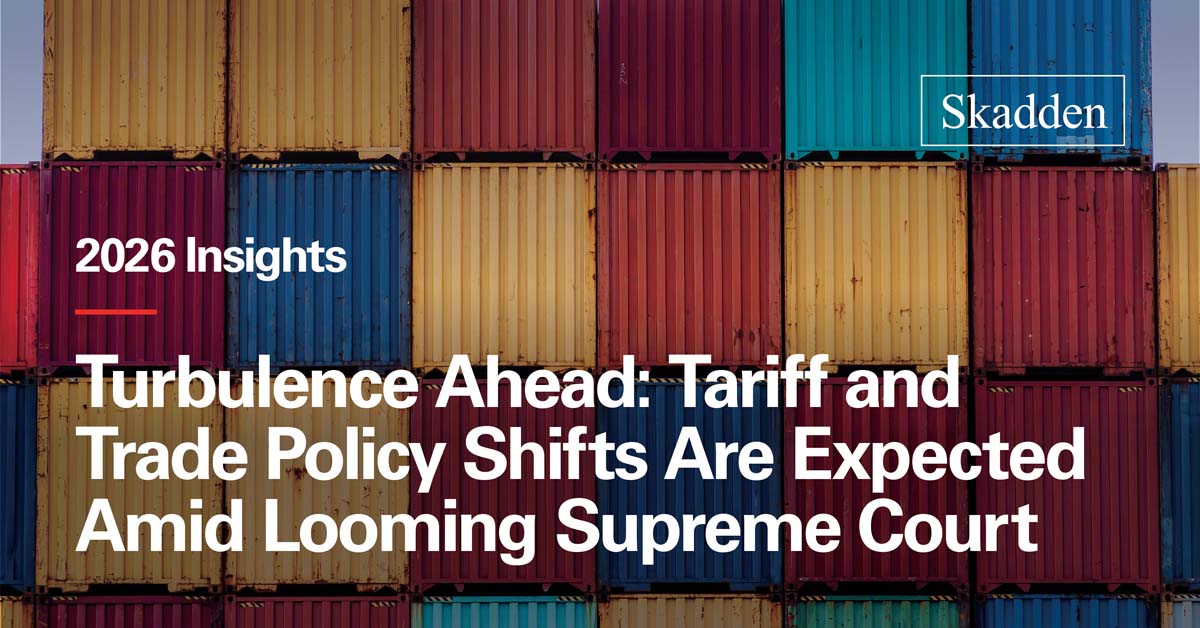 Turbulence Ahead: Tariff and Trade Policy Shifts Are Expected Amid ...