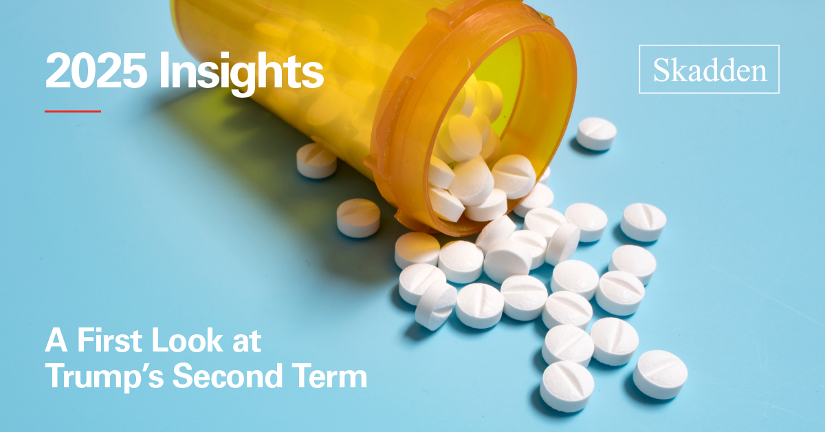 Drug Pricing and Health Care Fraud Remain Key Issues | Insights ...