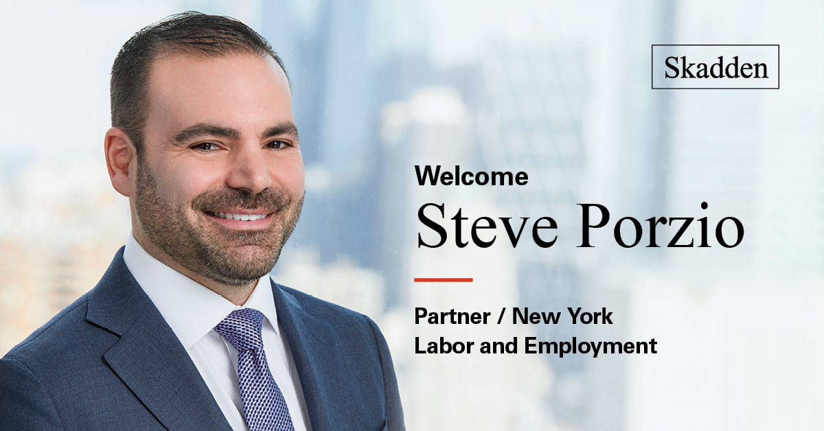 Skadden Expands Labor and Employment Law Practice With Addition of ...