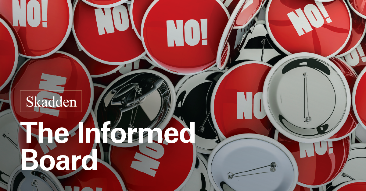 Activists Say ‘Yes’ to ‘Vote No’ Campaigns in 2025 | Insights | Skadden ...