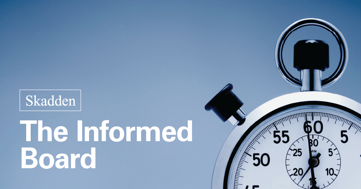 Interview: How Boards Can Utilize Their Time Together Most Effectively ...