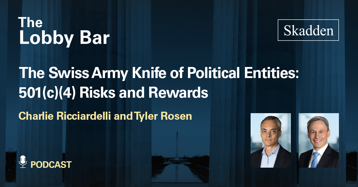 Skadden Podcast / The Lobby Bar | Skadden, Arps, Slate, Meagher & Flom LLP